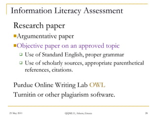 Information Literacy in the Digital Age | PPT