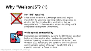 WelsonJS Presentation 2025 english english | PDF