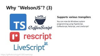 WelsonJS Presentation 2025 english english | PDF