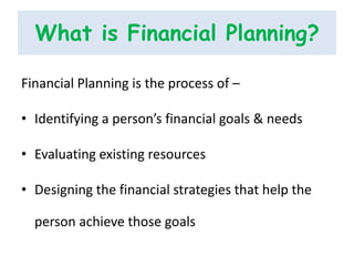 Welth planners financial planning presentation | PPTX