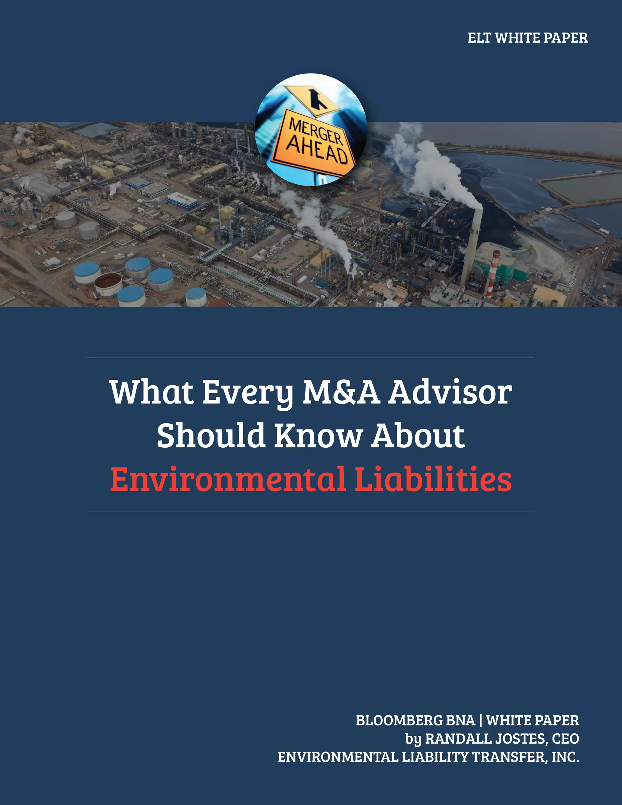 What Every M&A Advisor Should Know About Environmental Liabilities | PDF