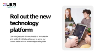 No Code Enterprise application Development Platform | WEM APAC | PPTX