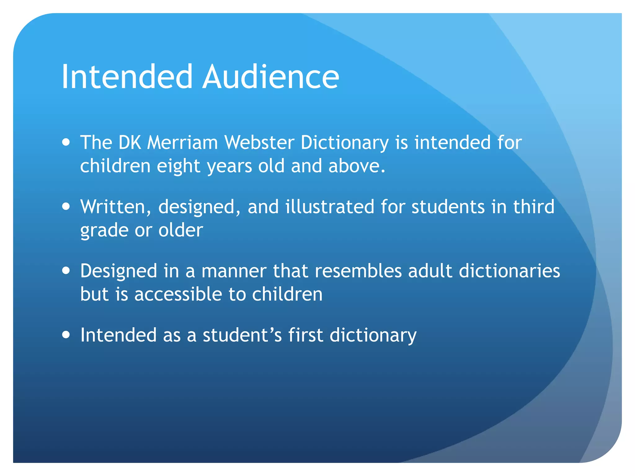 DK Merriam Webster Instructional Presentation | PPTX