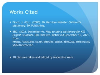 DK Merriam Webster Instructional Presentation | PPTX