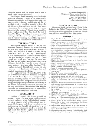 Wendell Hughes and Plastic Surgery | PDF