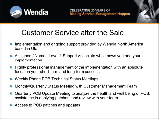 Wendia POB Introduction | PPTX