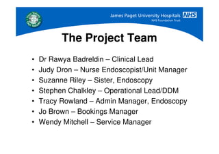 Endoscopy - improving admin systems | PDF