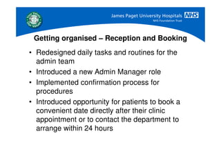 Endoscopy - improving admin systems | PDF