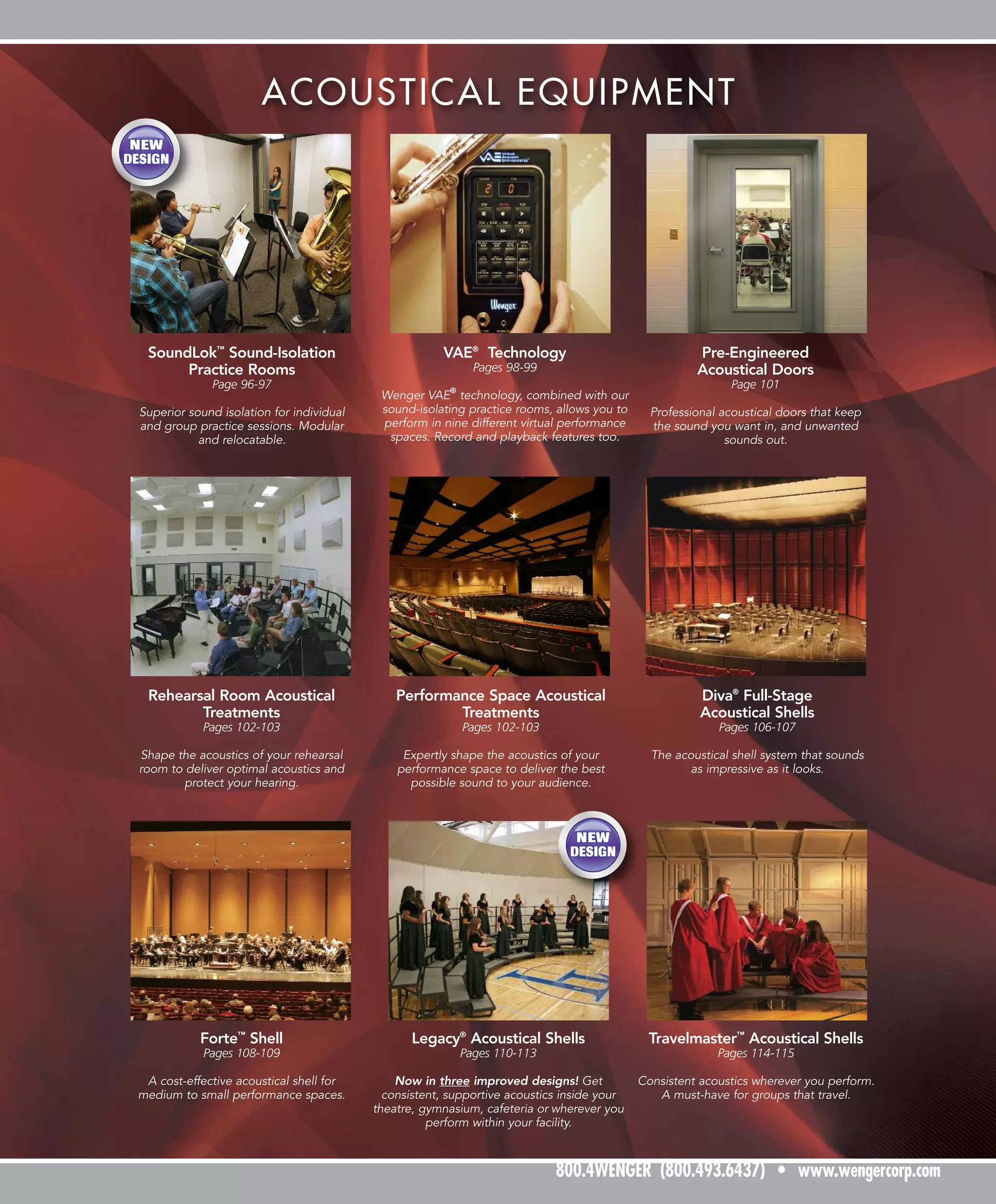 Wenger Acoustical Equipment | PDF