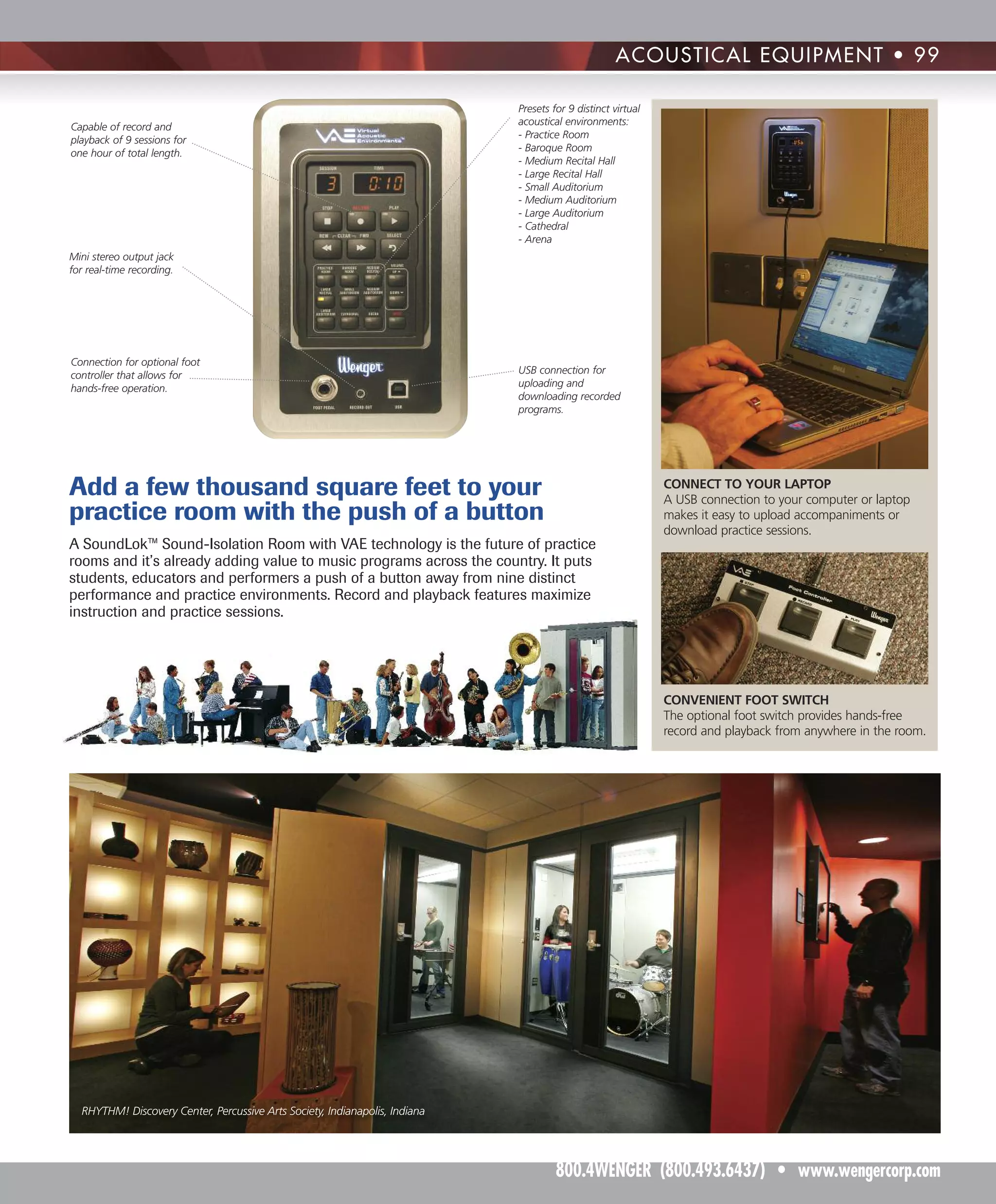 Wenger Acoustical Equipment | PDF
