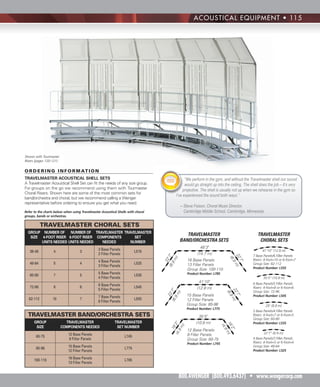 Wenger Acoustical Equipment | PDF