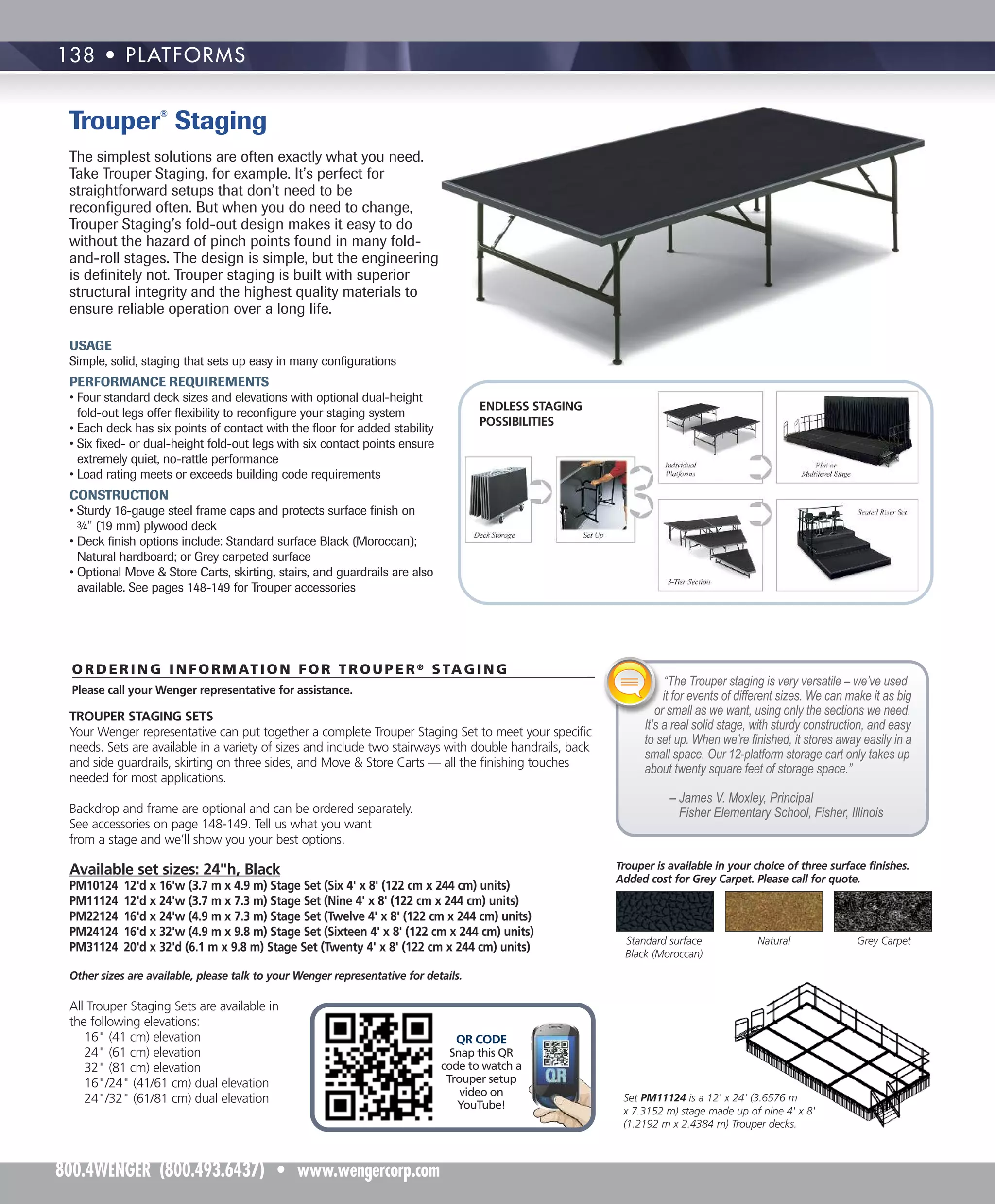 Wenger Platforms | PDF