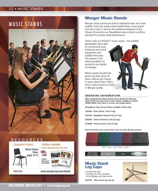 Wenger Music Stands | PDF