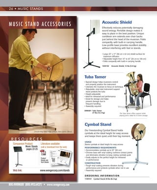 Wenger Music Stands | PDF