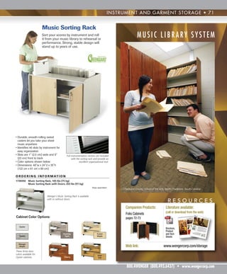 Wenger storage | PDF