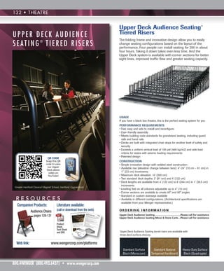 Wenger Theatre Equipment | PDF