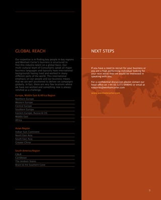 Wenham carter brochure | PDF