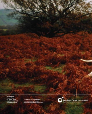 Wenham carter brochure | PDF