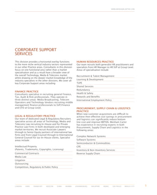 Wenham carter brochure | PDF