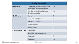 Adaptation of Evidence-based Interventions and De-Implementation of ...