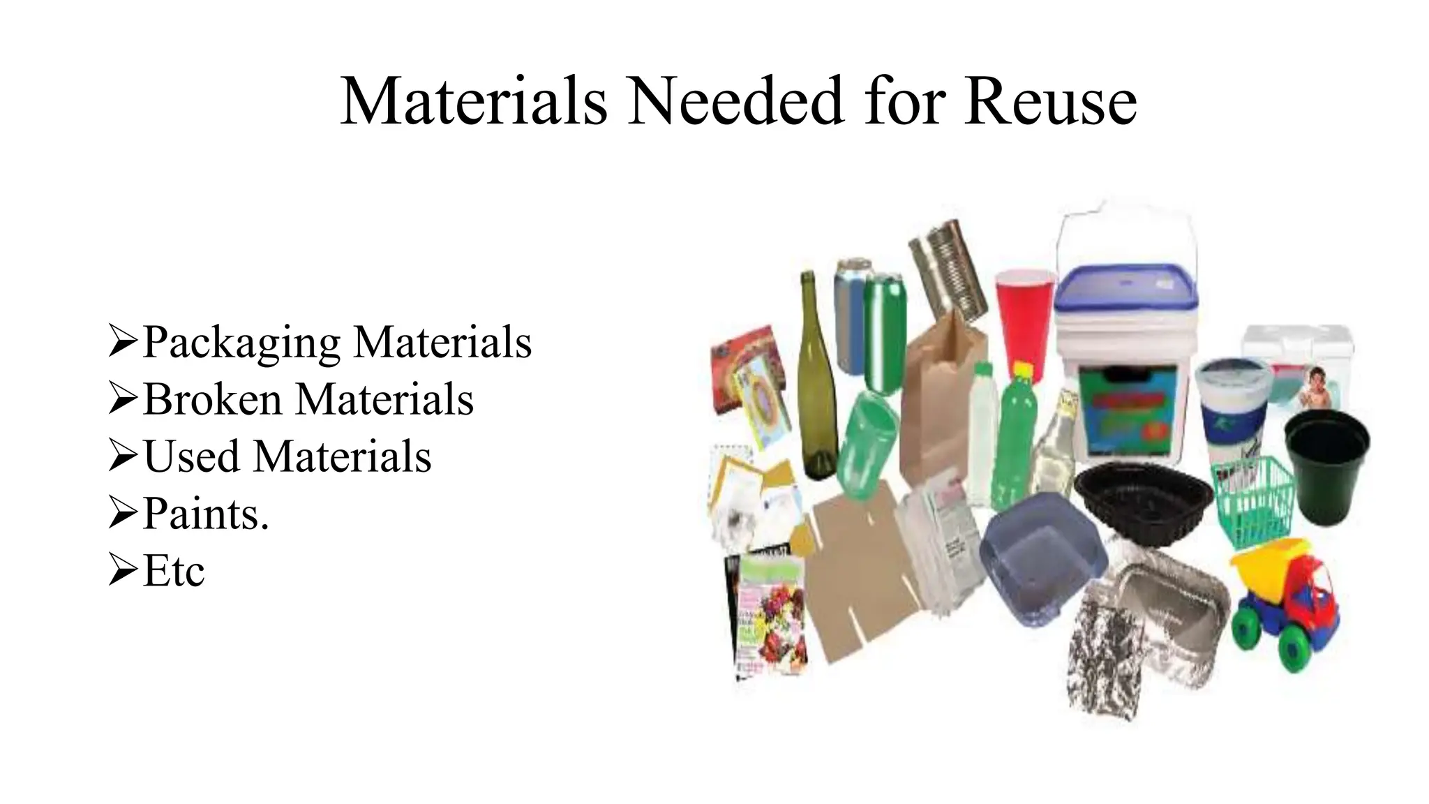 Upcycling action plan recycling ideas for action plan | PPT