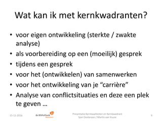 Wen t waterland-kernkwaliteiten en kernkwadrant 15-11-16 v0.3 | PPTX