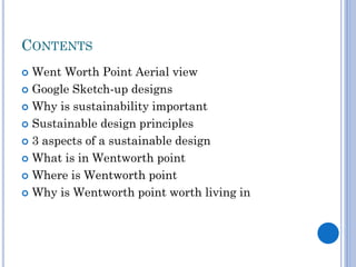 Wentworth point | PPTX | Australia and Oceania Travel | Travel Locations