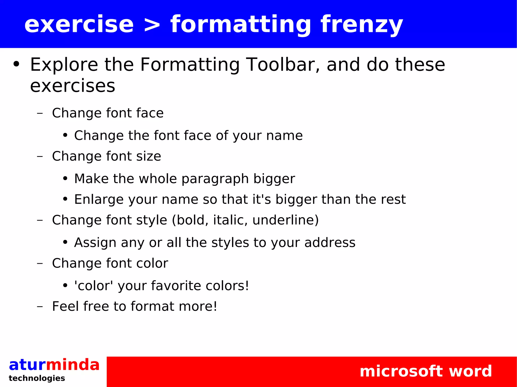 Microsoft Office Word Basics Training | PDF