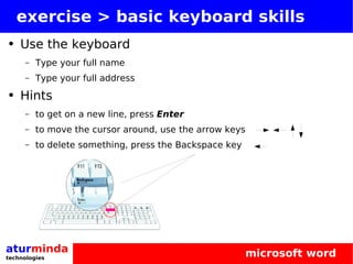 Microsoft Office Word Basics Training | PDF