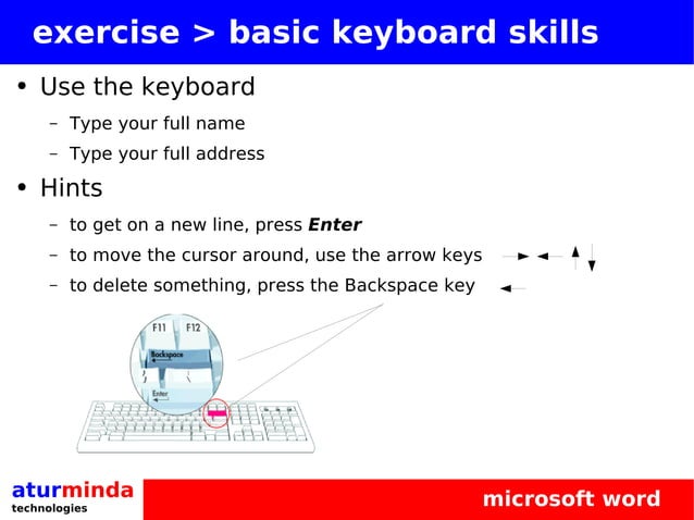 Microsoft Office Word Basics Training | PDF | Operating Systems ...