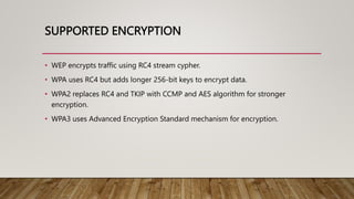WEP .WAP WAP2.pptx | Information and Network Security | Computing