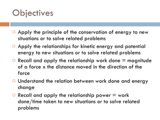 Work, Energy and Power 2 | PPT