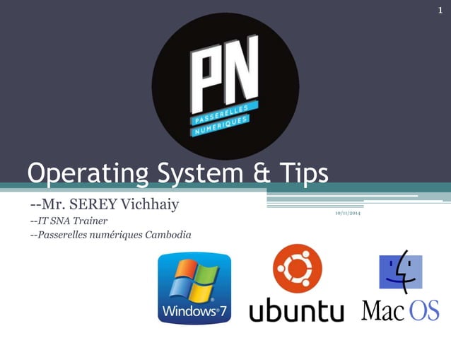 Introduction, Installation Operating System and Application | PPTX | Operating Systems ...