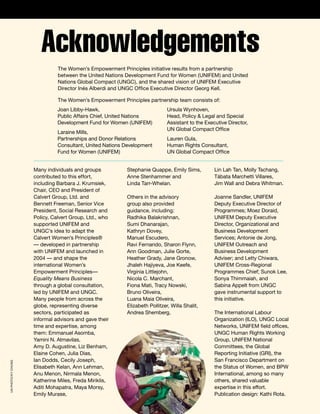 Women's Empowerment Principles | PDF | Business | Business and Finance