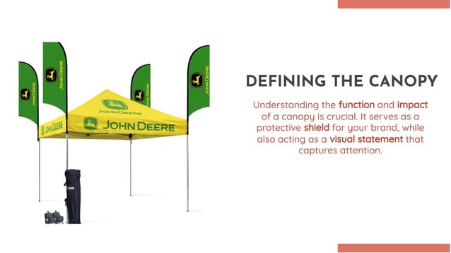 Canopy with Logo: The Most notable Tent of Your Brand | PPT