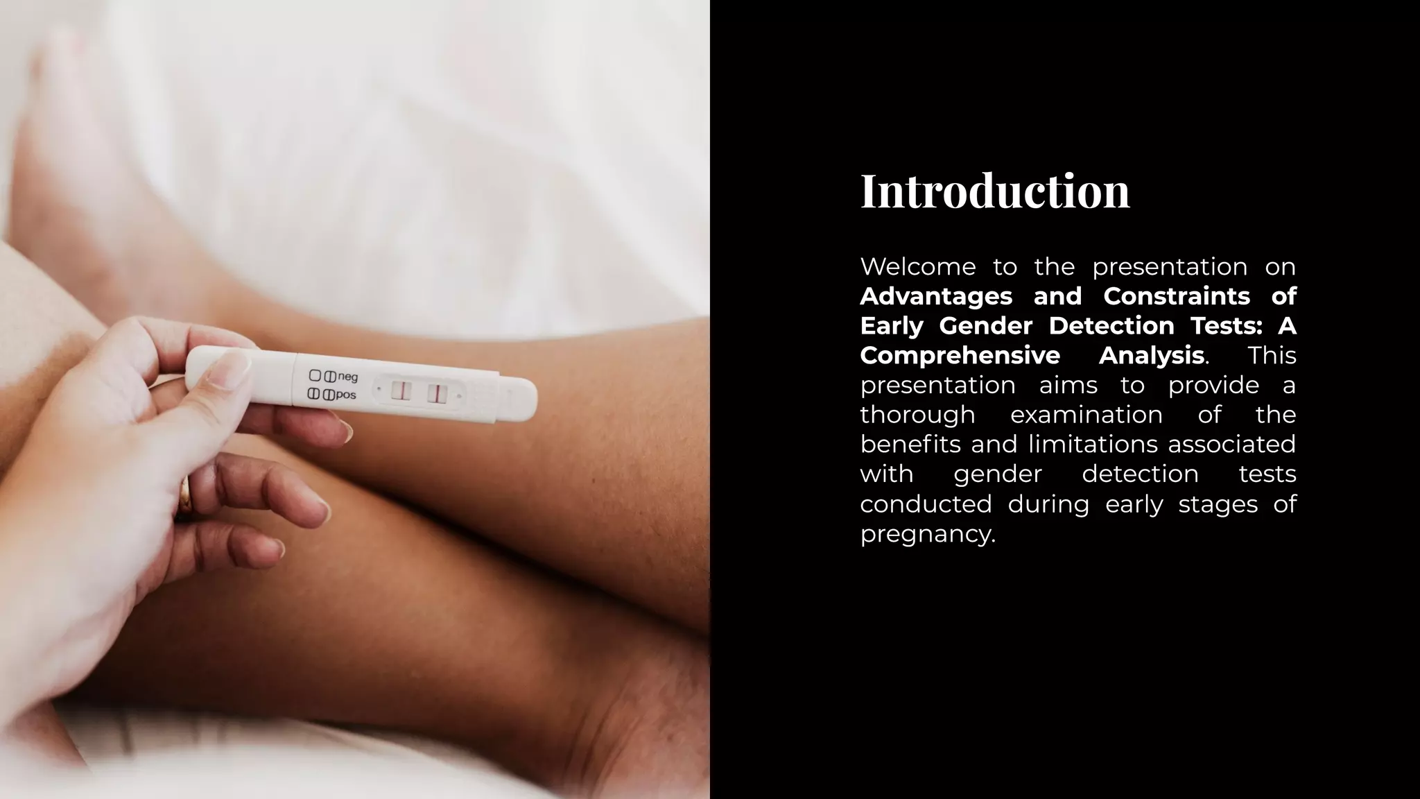 Advantages And Disadvantages Of Early Gender Detection Test Ppt