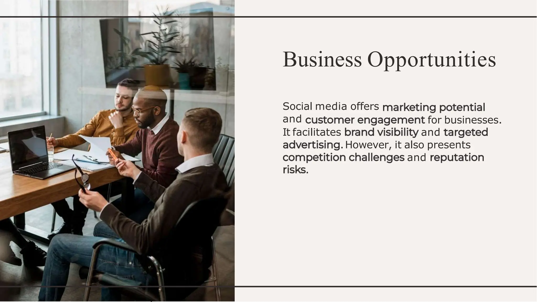 advantages and disadvantages of social media | PPTX