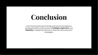 Difference between internal reconstruction and external reconstruction ppt | PDF