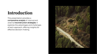 Difference between internal reconstruction and external reconstruction ppt | PDF