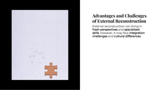 Difference between internal reconstruction and external reconstruction ppt | PDF