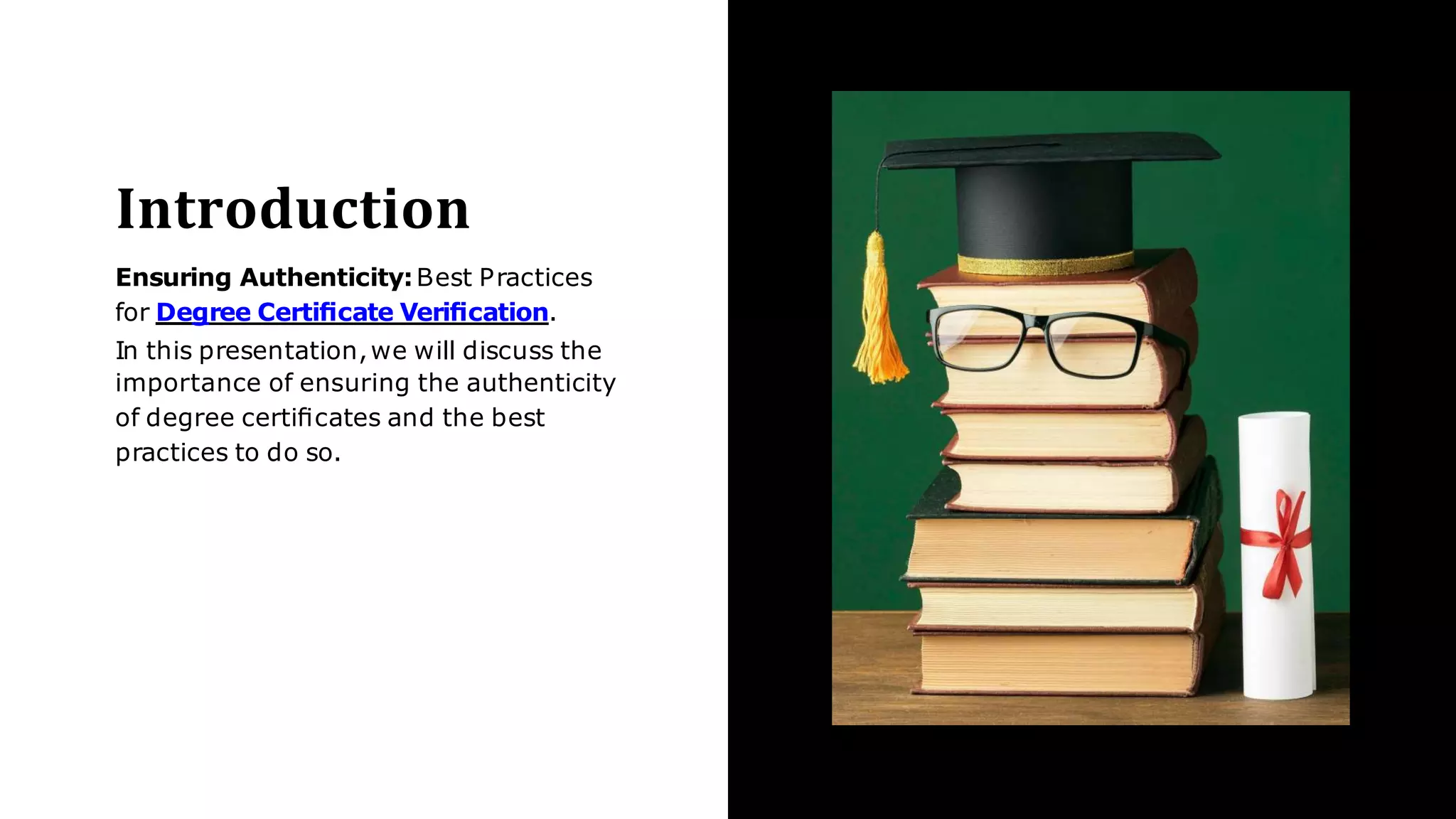 Ensuring Authenticity: Best Practices for Degree Certificate ...