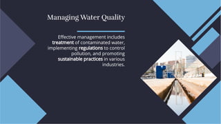Assessment and Management of Poor quality Water | PDF