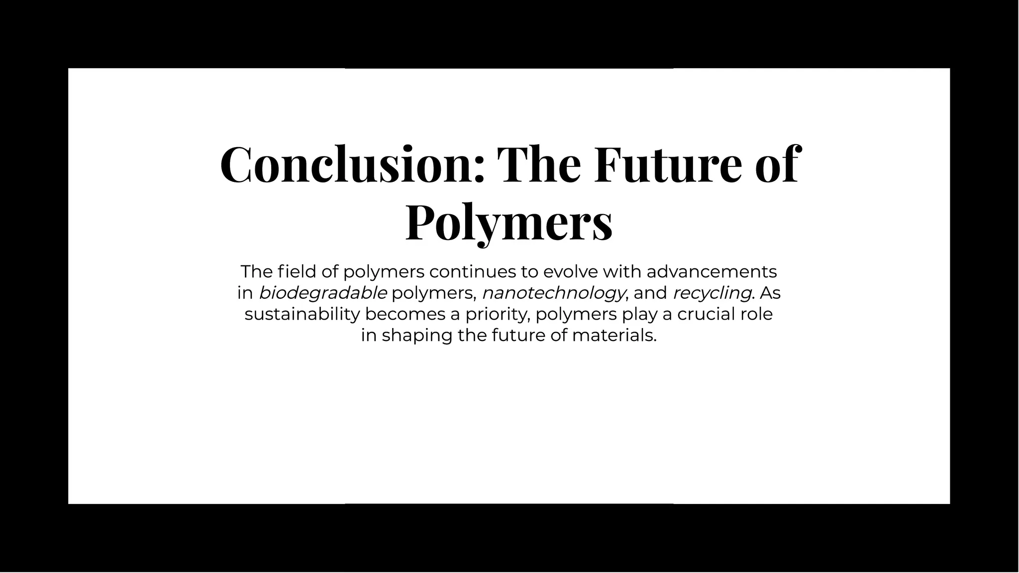 Explore the world of polymers. | PDF