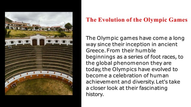 OLYMPICS PPT in 10 Slides for free Topics Covered => Introduction to ...
