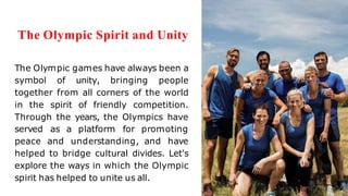 OLYMPICS PPT in 10 Slides for free Topics Covered => Introduction to ...