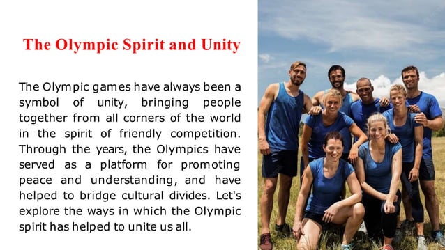 OLYMPICS PPT in 10 Slides for free Topics Covered => Introduction to ...