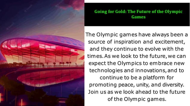 OLYMPICS PPT in 10 Slides for free Topics Covered => Introduction to ...