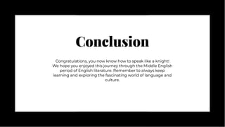 The middle English period | PDF