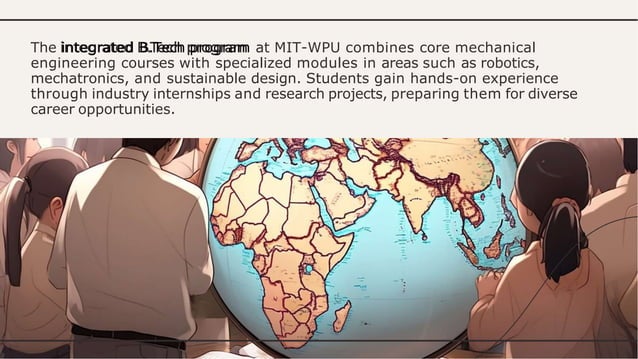 Integrated B.Tech in Mechanical Engineering | MIT-WPU | PPTX