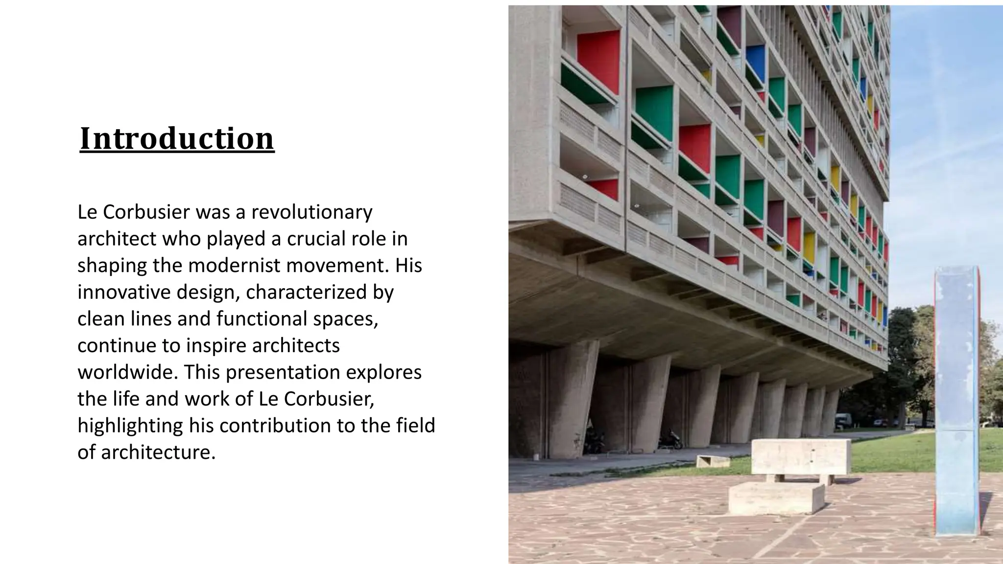 Le corbusier by Rohit kumar singh | PPT Le corbusier by Rohit kumar singh | PPT